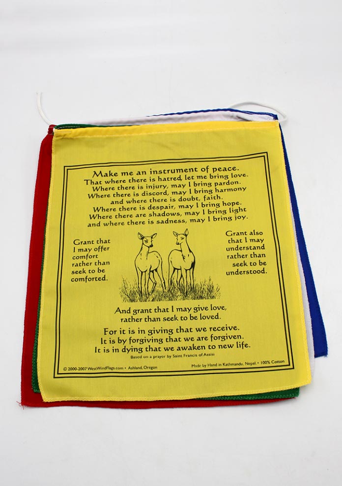 Namaste Peace Prayer Flags — NepaCrafts Product