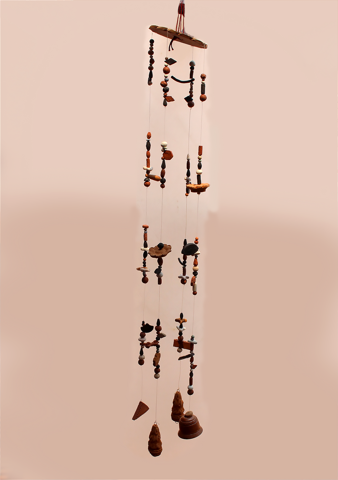 Handcrafted Ceramic Bhaktapur Wind Chimes- Single Bell — NepaCrafts Product