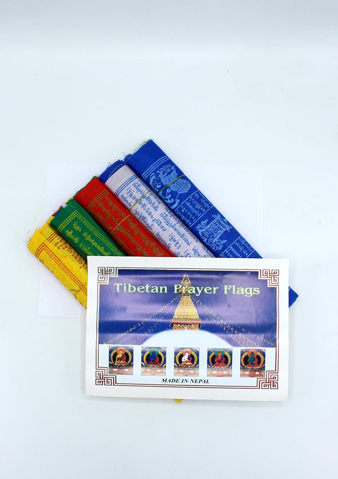 Tibetan Deities Cotton Prayer Flags Gift Set — NepaCrafts Product