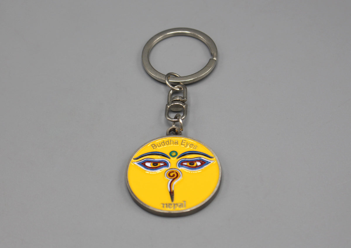 Buddha Eyes Nepal Keychain — NepaCrafts Product