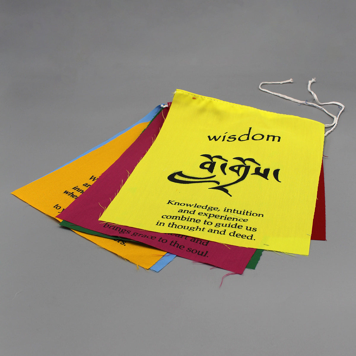 Affirmation Prayer Flags-Peace, Happiness, Courage, Love, Tranquility ...