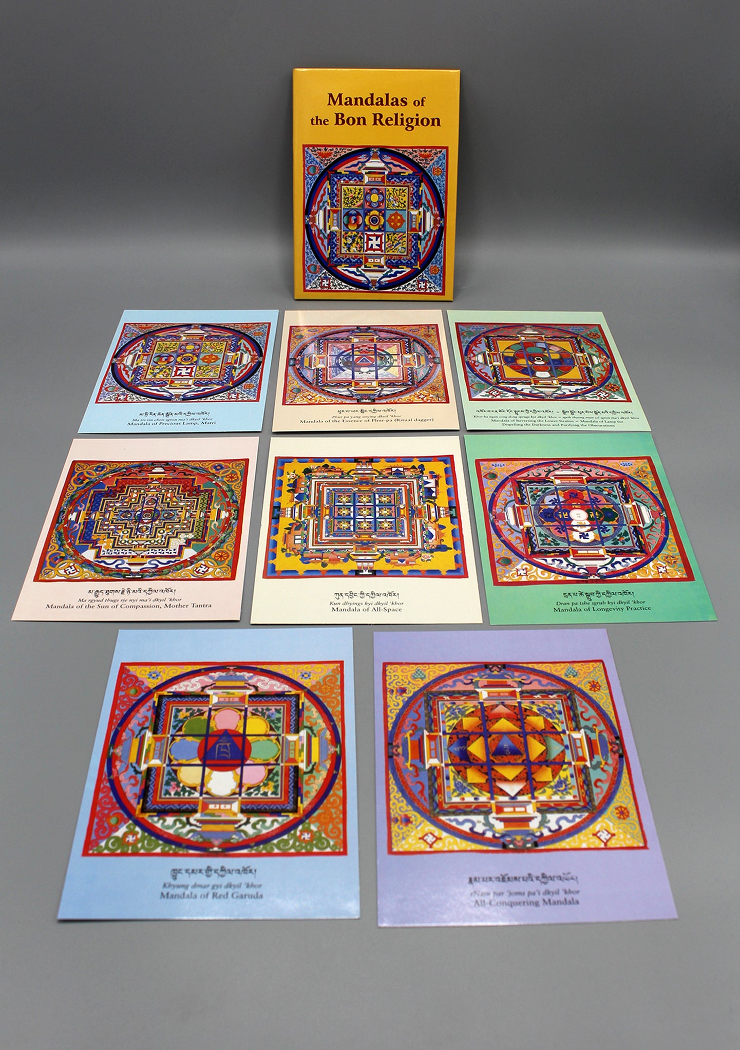 8 Packs of Mandalas of the Bon Religion — NepaCrafts Product