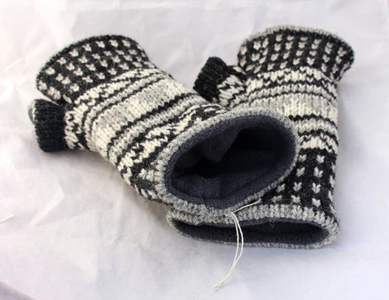 Woolen Mittens, Gloves & Hand Warmers, Knit hand warmers for women ...