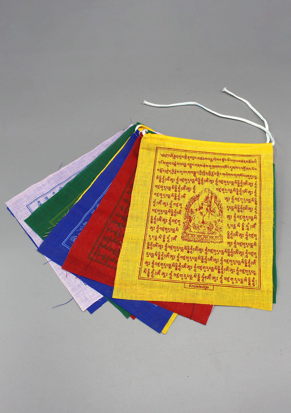 High Quality Cotton Tibetan Prayer Flags, Peace & Compassion Set — NepaCrafts Product