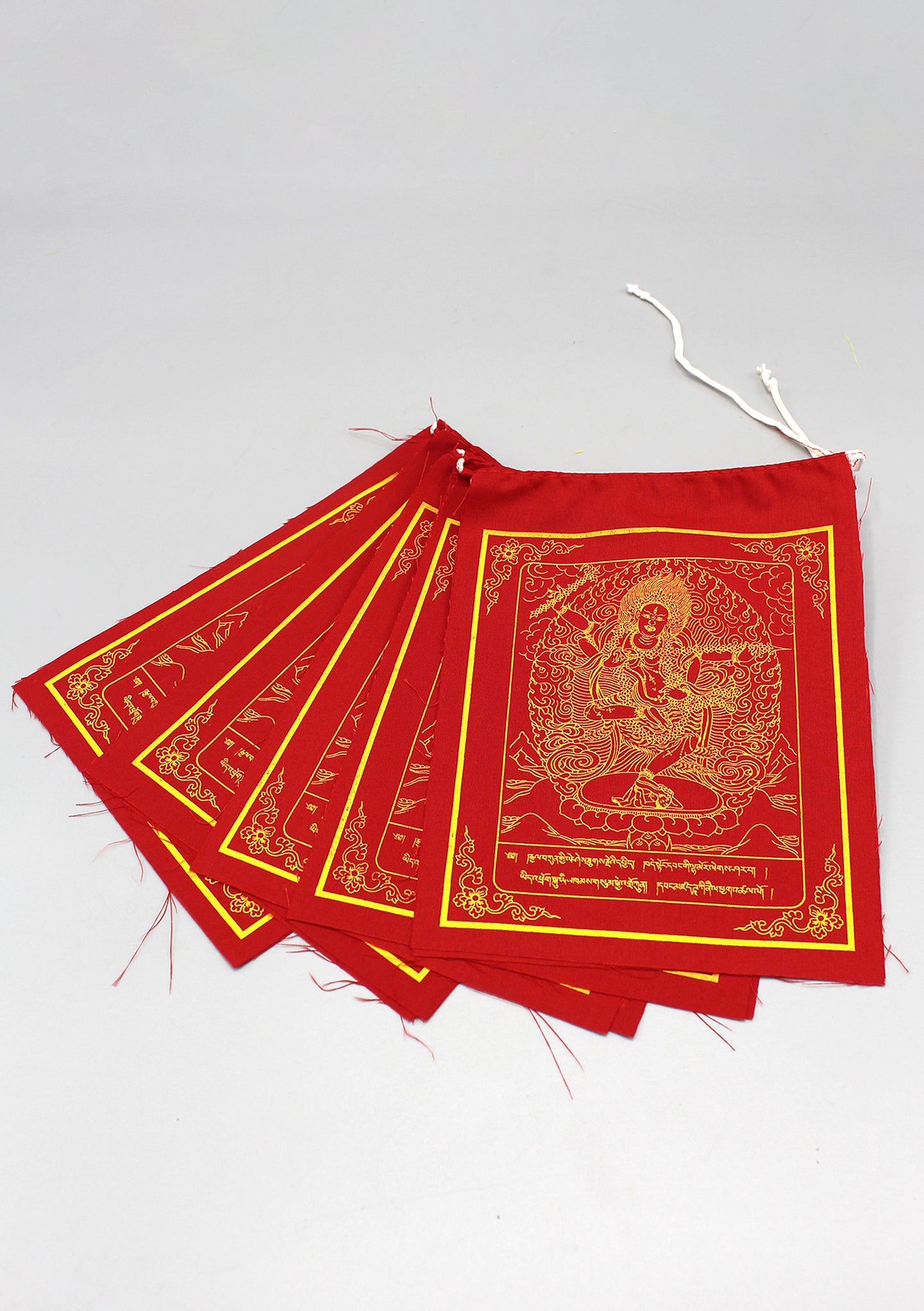 Yidam Kurukulle Tibetan Prayer Flags — NepaCrafts Product