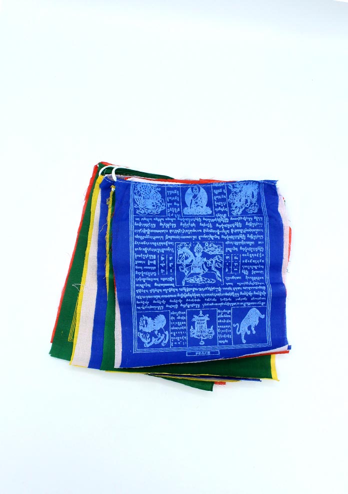 Tibetan Prayer Flags Cotton Gift Set Medium — NepaCrafts Product