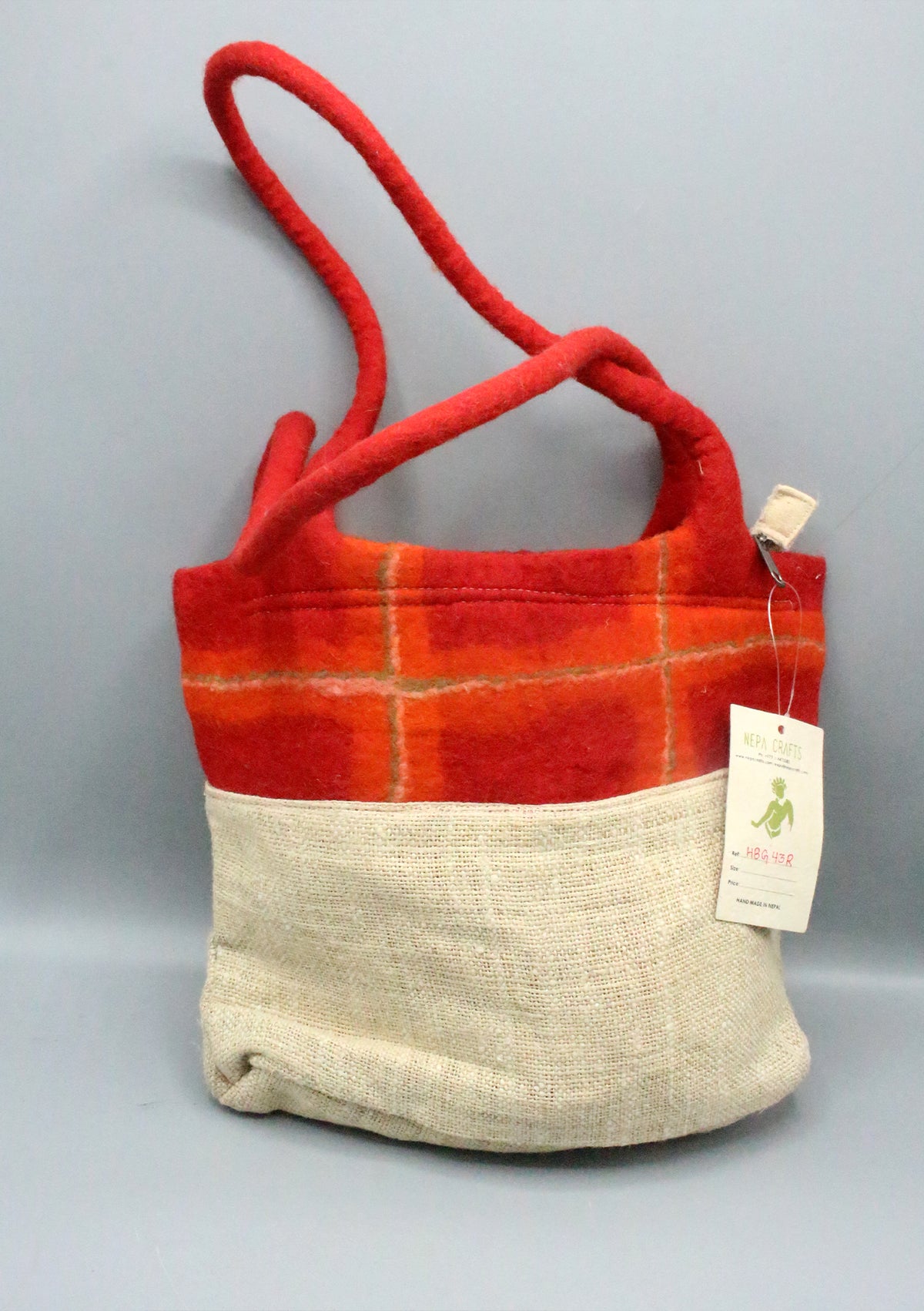 Felt Woolen mixed Hemp Womens Bag — NepaCrafts Product