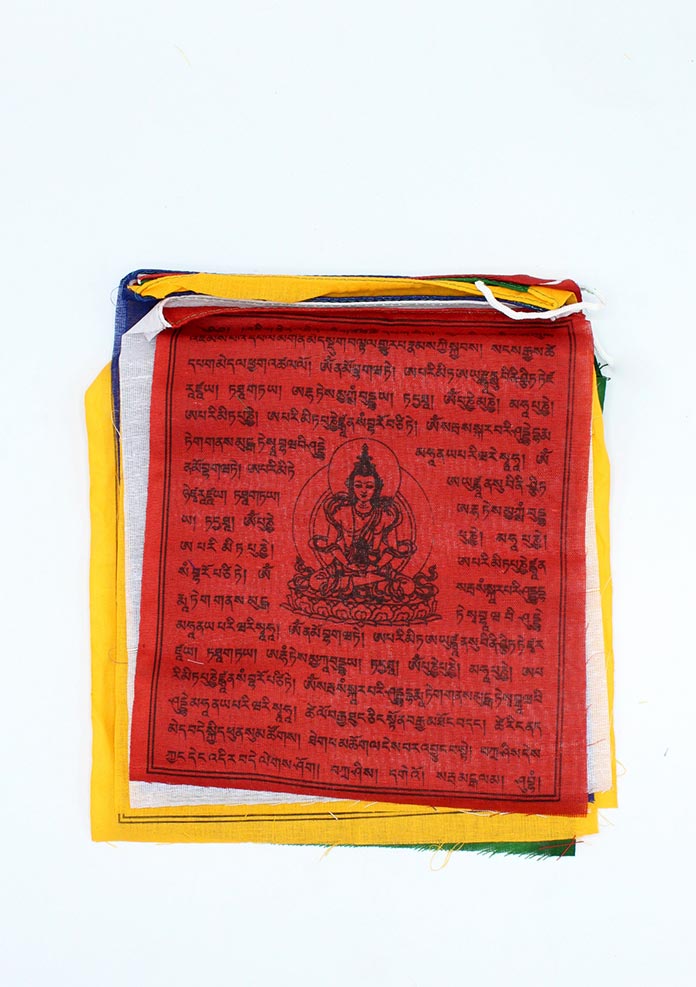 Tibetan Mixed Dieties Prayer Flag 5 Roll Pack — NepaCrafts Product