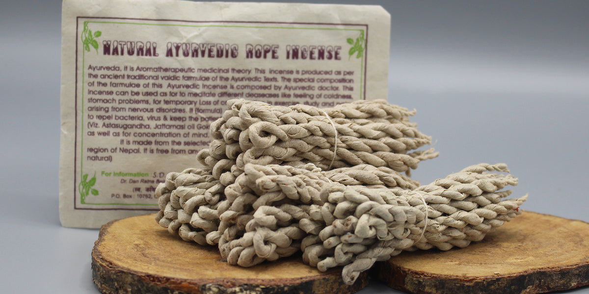 Natural Ayurvedic Rope Incense — NepaCrafts Product